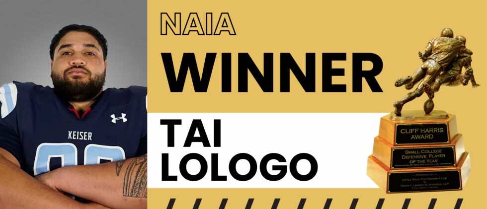 Lologo Named Cliff Harris Award Winner for NAIA | The Cliff Harris Award
